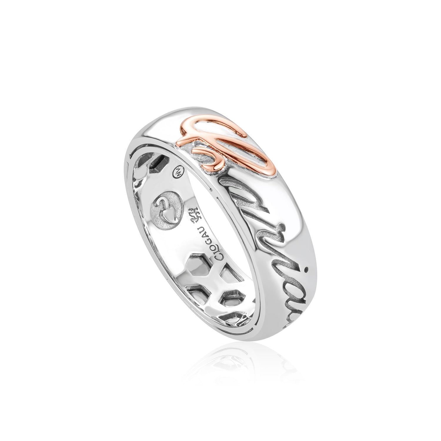 Cariad® Silver Wide Band Ring – Clogau Outlet